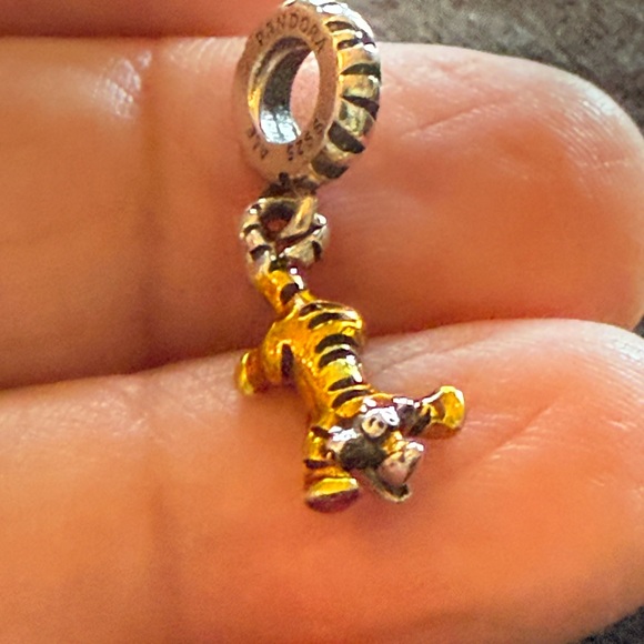 Pandora | Accessories | Pandora Disney Tiger Charm In Silver And Gold ...